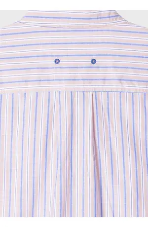 Paul Smith Casual Fit Stripe Cotton Camp Shirt