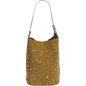 Proenza Schouler Brant Grommet Leather Bucket Bag - Hazelnut