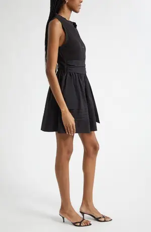 Ramy Brook Orla Belted Sleeveless Mini Dress