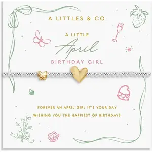 A LITTLES & CO. Birth Month A Little Bracelet - April