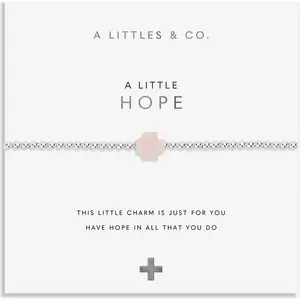 A LITTLES & CO. A Little 'hope' Bracelet - Silver Plated