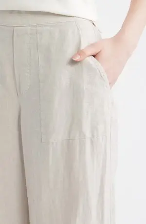 Frank & Eileen Madeline Linen Wide-leg Pants