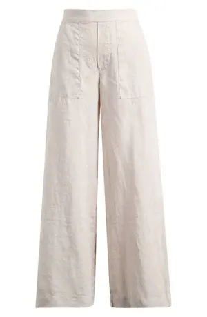 Frank & Eileen Madeline Linen Wide-leg Pants