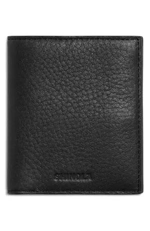 Shinola Leather Bifold Wallet - Black