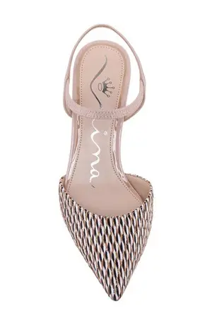 Nina Teena Pointed Toe Ankle Strap Pumps