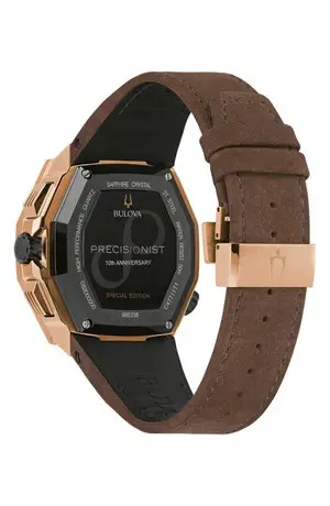 Bulova Series X Special Edition Leather Strap Watch
