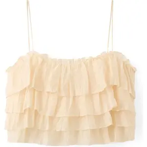 Mango Frill Camis Tanks For Women