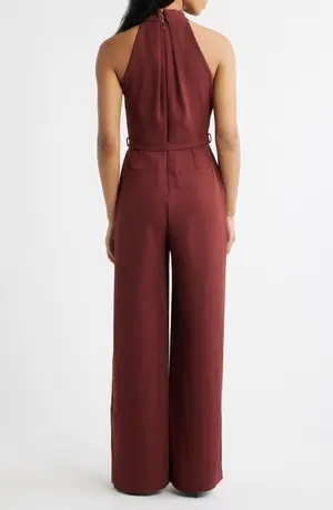 Mango Mono Jane Jumpsuit - Maroon