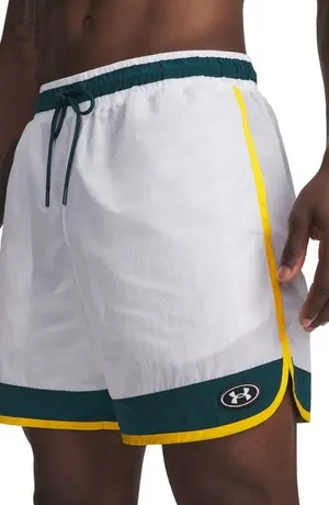 Under Armour Icon Woven Track Shorts - White