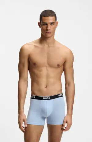 BOSS Assorted 3-pack Power Stretch Cotton Boxer Briefs