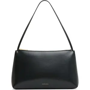 MANSUR GAVRIEL Large Gaia Leather Shoulder Bag - Black/flamma