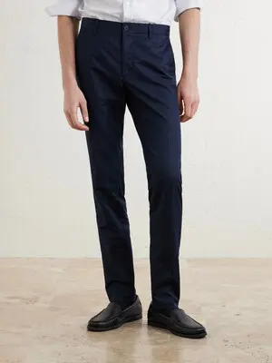 SLOWEAR Tapered Woven Suit Trousers