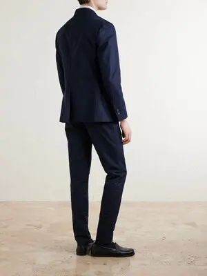 SLOWEAR Tapered Woven Suit Trousers