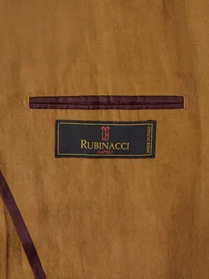 Rubinacci Linen Suit Jacket - Brown