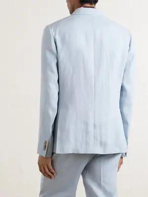 Paul Smith Linen Suit Jacket - Blue