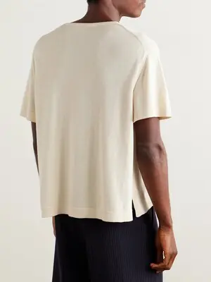 STOFFA Cotton T-shirt - Ivory