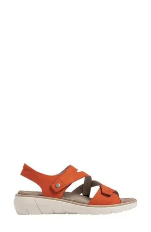 WOLKY Ikaria Slingback Platform Wedge Sandal