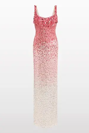 Jenny Packham Decora Sequin-embellished Maxi Dress - Illusion