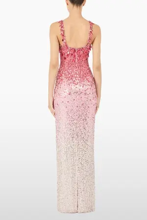 Jenny Packham Decora Sequin-embellished Maxi Dress - Illusion