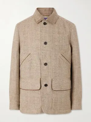 Ralph Lauren Purple Label Button Detailed Outerwear For Men