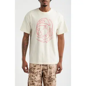BILLIONAIRE BOYS CLUB Helmet Sketch Graphic T-shirt - Ecru
