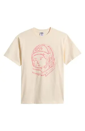 BILLIONAIRE BOYS CLUB Helmet Sketch Graphic T-shirt - Ecru