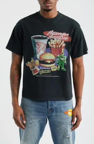 BILLIONAIRE BOYS CLUB Astro Sauce Cotton Graphic T-shirt - Black
