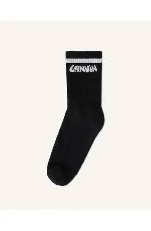 LANVIN Cotton Socks - Black