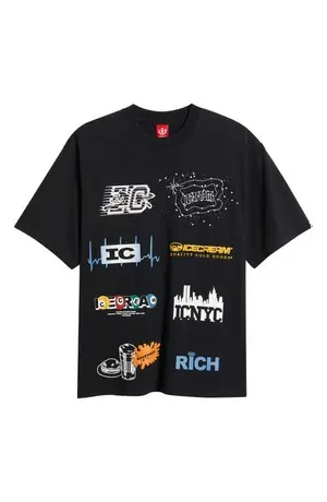 ICECREAM Rich Graphic T-shirt