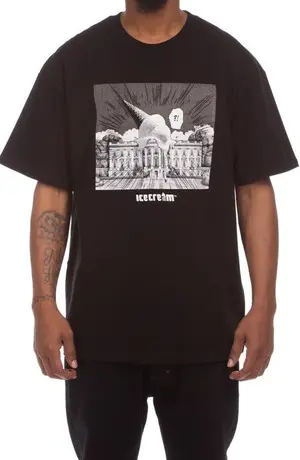 ICECREAM Drop Cotton Graphic T-shirt