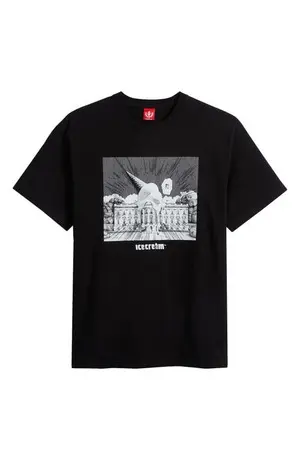 ICECREAM Drop Cotton Graphic T-shirt