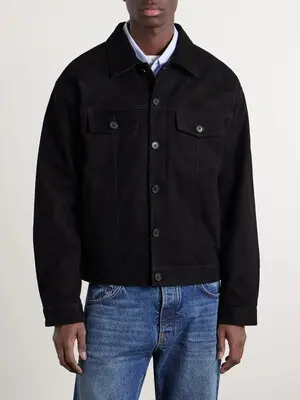 Nn07 Roy 90031 Suede Jacket - Black