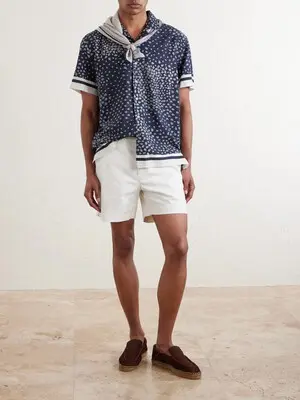 Onia Camp-collar Paisley-print Tencel™ Lyocell Shirt