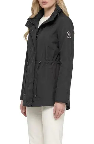 Gorski Lightweight Jacket With Concealed Hood - Black
