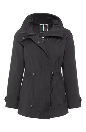 Gorski Lightweight Jacket With Concealed Hood - Black