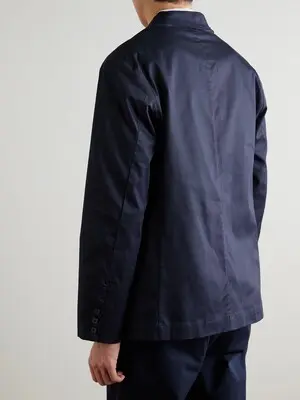 Nn07 Timo 10021 Unstructured Stretch Organic Cotton-twill Blazer