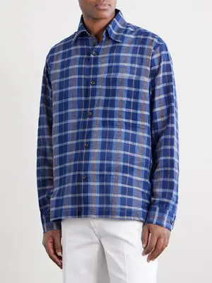 KARTIK RESEARCH Patadui Checked Cotton Shirt