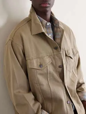 A.PRESSE Cotton-blend Piqué Jacket