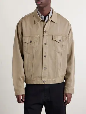 A.PRESSE Cotton-blend Piqué Jacket