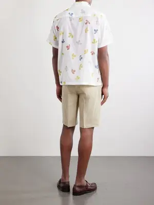 KARTIK RESEARCH Printed Cotton-voile Shirt