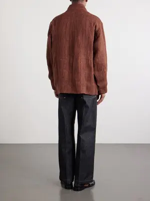 KARTIK RESEARCH Ranthambore Embellished Linen Jacket