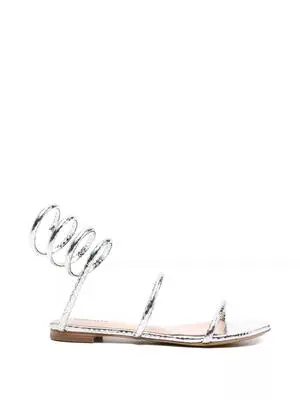 Lola Cruz Piale Spiral Ankle-strap Sandals