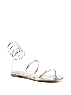 Lola Cruz Piale Spiral Ankle-strap Sandals