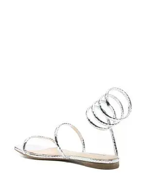 Lola Cruz Piale Spiral Ankle-strap Sandals