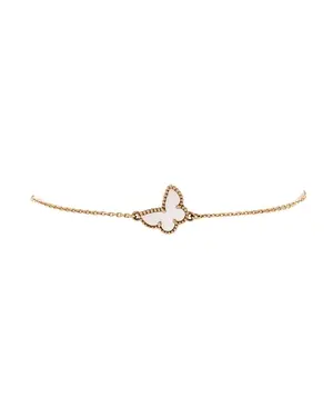 VAN CLEEF & ARPELS Sweet Alhambra Butterfly Bracelet - Gold