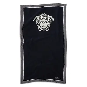Versace Terry Medusa Jacquard Sports Towel - Blue/white