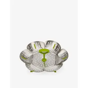 JOSEPH JOSEPH Bloom™ Folding Stainless-steel Steamer Basket - Green