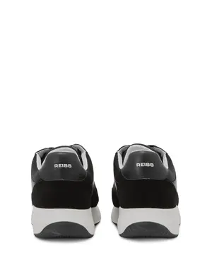 REISS Lightweight Running Sneakers - Black