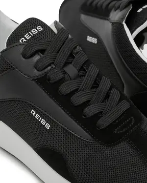 REISS Lightweight Running Sneakers - Black