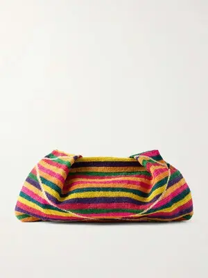 SENSI STUDIO Medium Two-tone Sisal Clutch